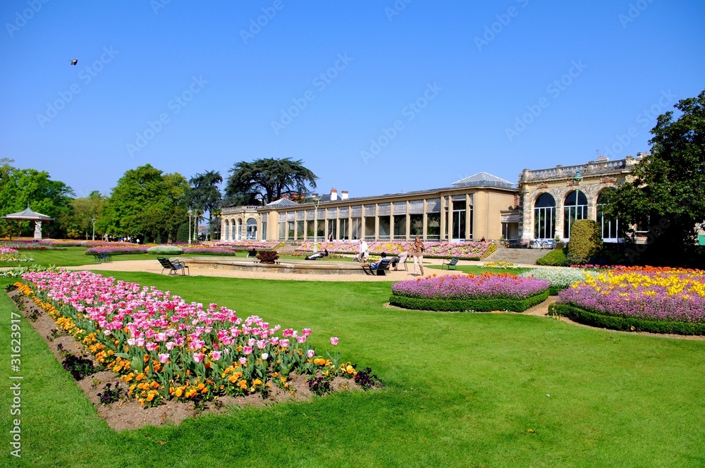 Jardin du Thabor à Rennes Stock Photo | Adobe Stock