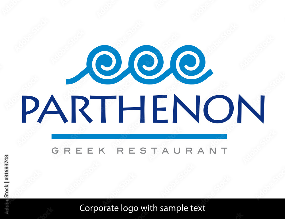 logo parthenon Stock Vector | Adobe Stock