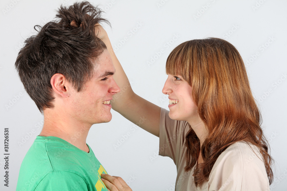 Haare raufen Stock-Foto | Adobe Stock