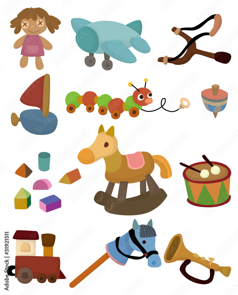 cartoon child toy icon Stock Vector | Adobe Stock