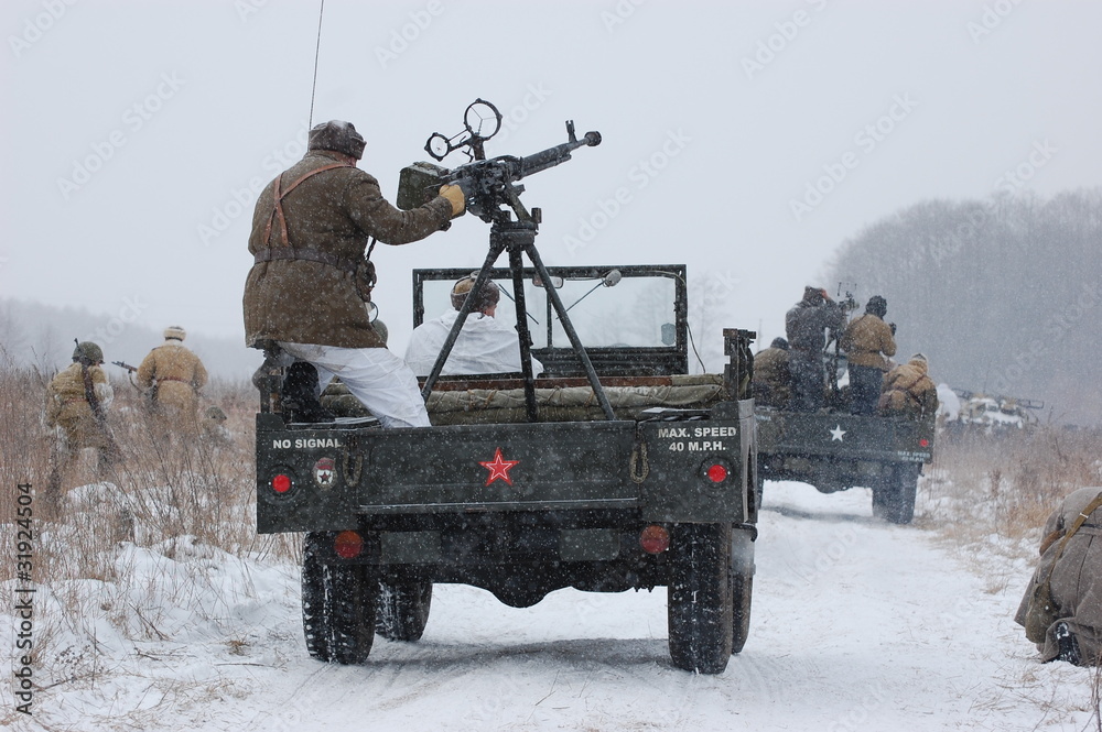 Soviet armored truck of WW2 Stock Photo | Adobe Stock
