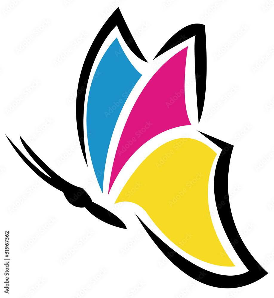 cmyk design Stock Vector | Adobe Stock