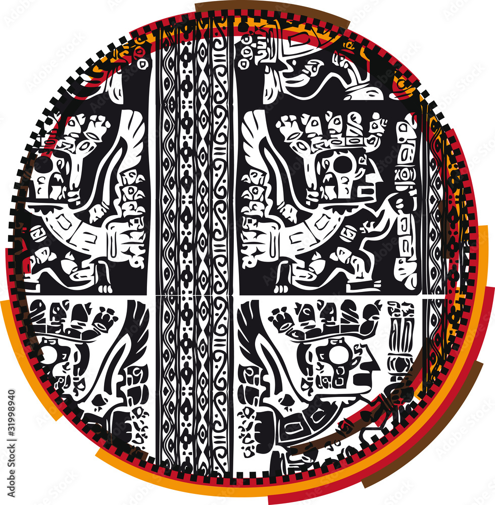 Inca`s font vector de Stock | Adobe Stock