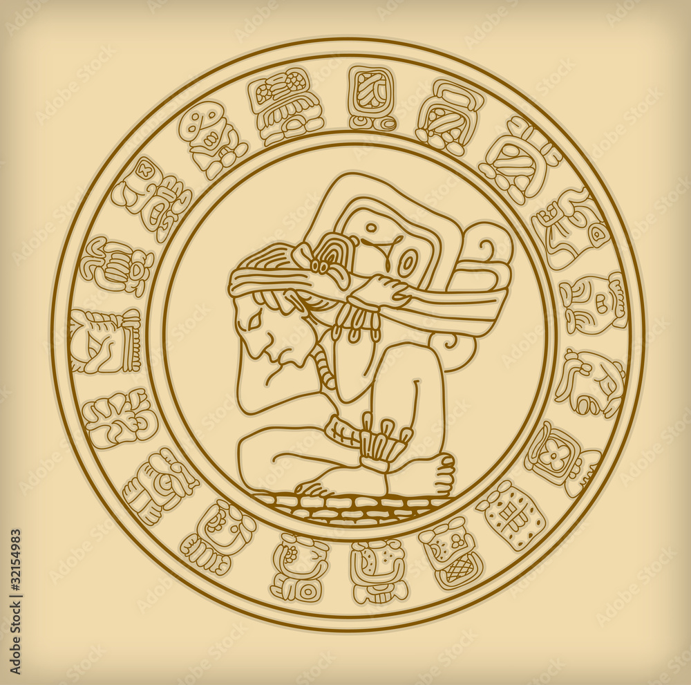 Vector Maya symbol Stock Vector | Adobe Stock