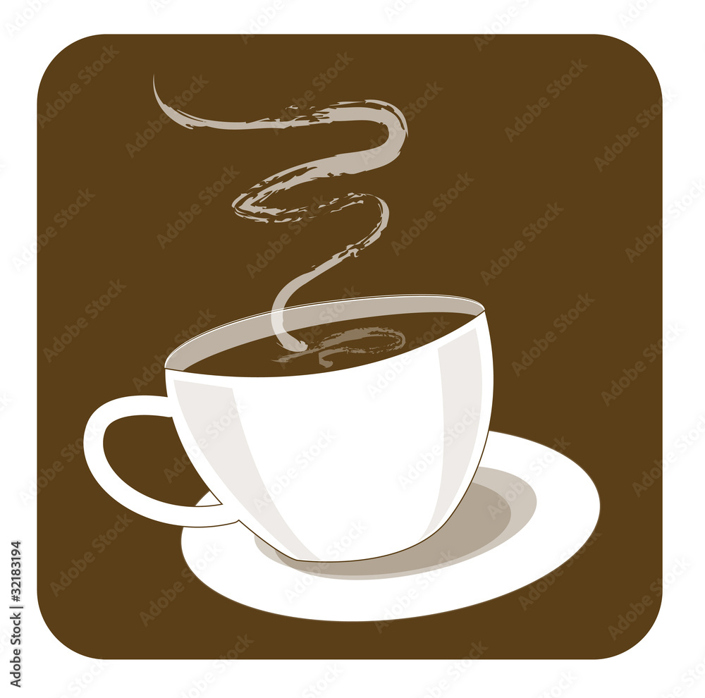 Pictogramme tasse de café Stock Illustration | Adobe Stock