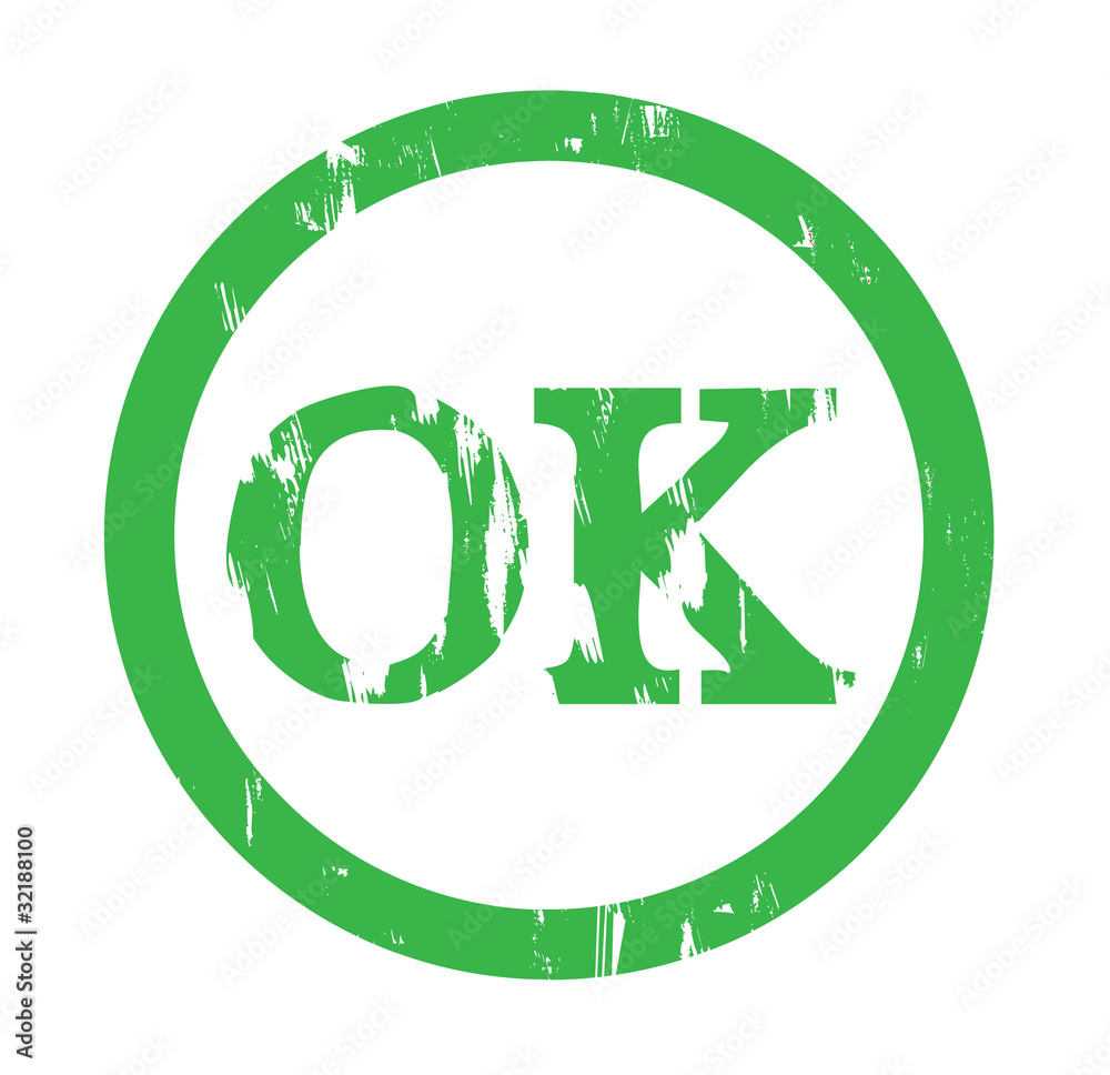 OK Green Energy Stamp Stock Vector | Adobe Stock