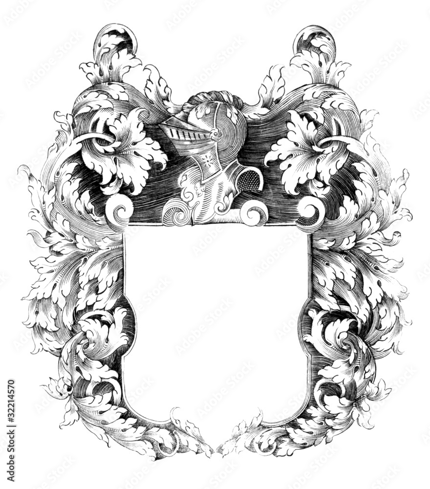 Heraldic Crest Stock Photo | Adobe Stock