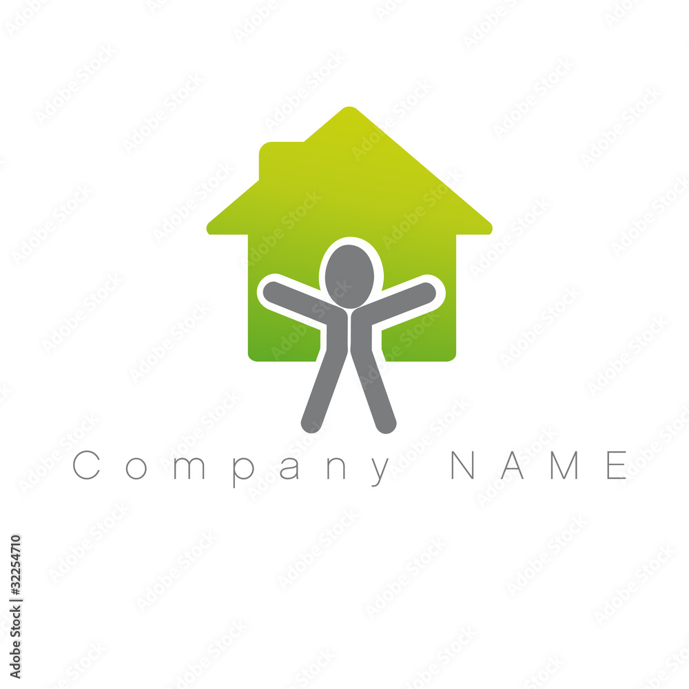logo maison Stock Vector | Adobe Stock