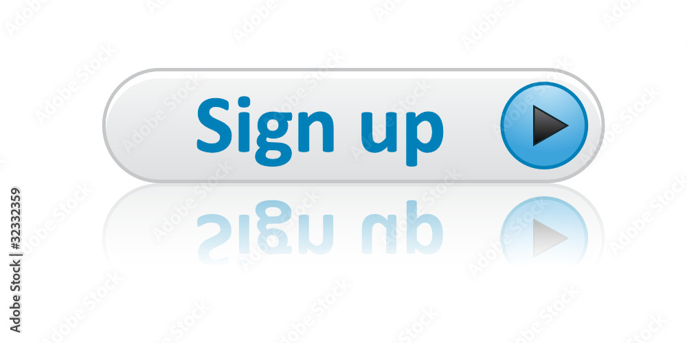 "SIGN UP" Web Button (subscribe register apply join click here) Stock ...