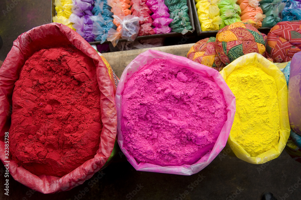 Bright Indian colors, Jaipur,Rajasthan, India Stock Photo | Adobe Stock