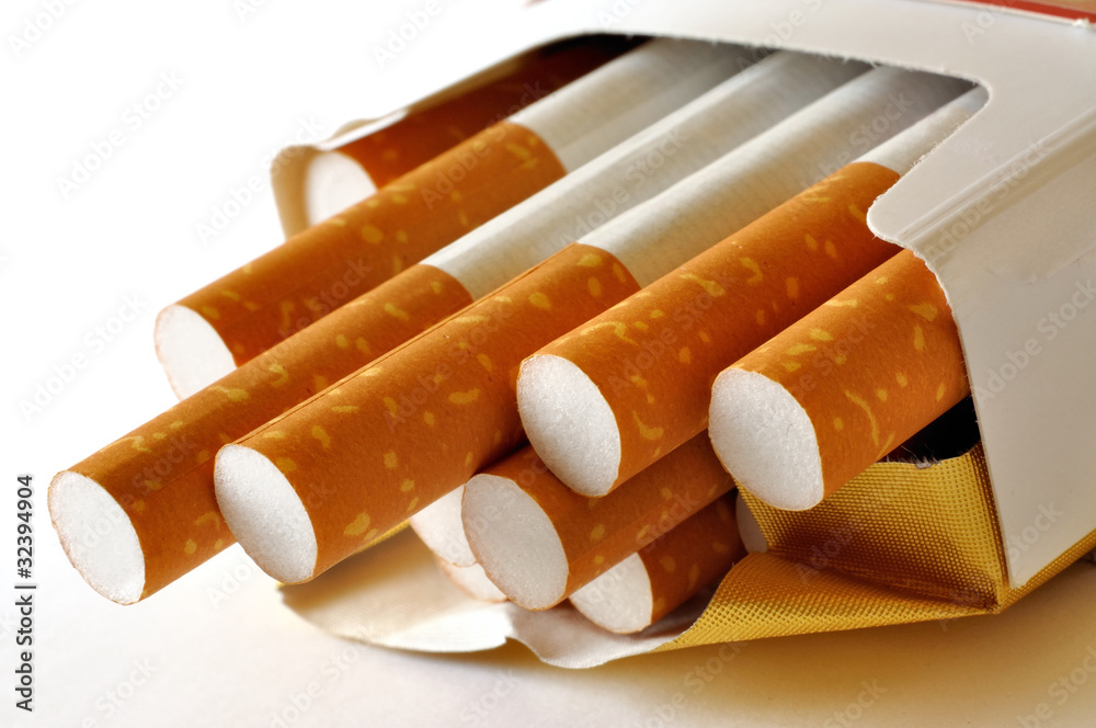 Cigarettes pack Stock Photo | Adobe Stock