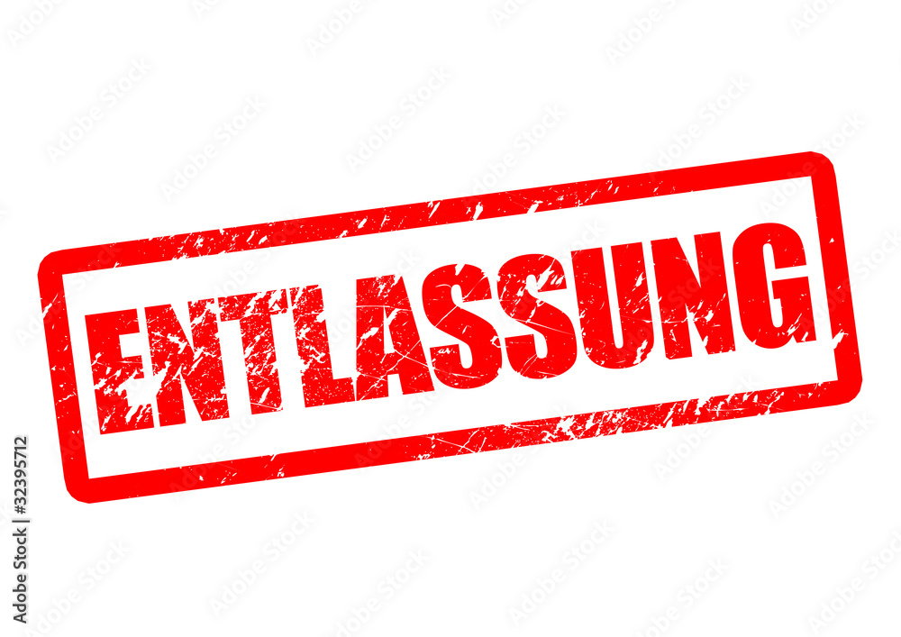 Entlassung Stempel Stock-Illustration | Adobe Stock