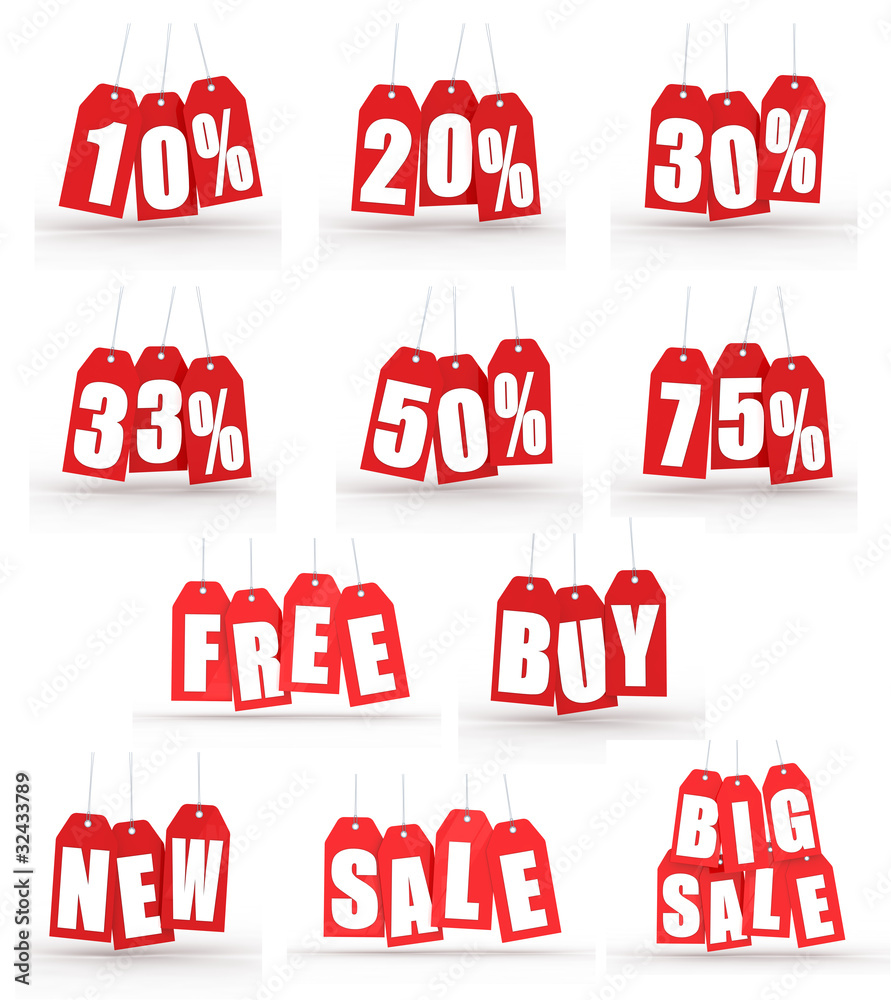 rabatt icons Stock-Illustration | Adobe Stock