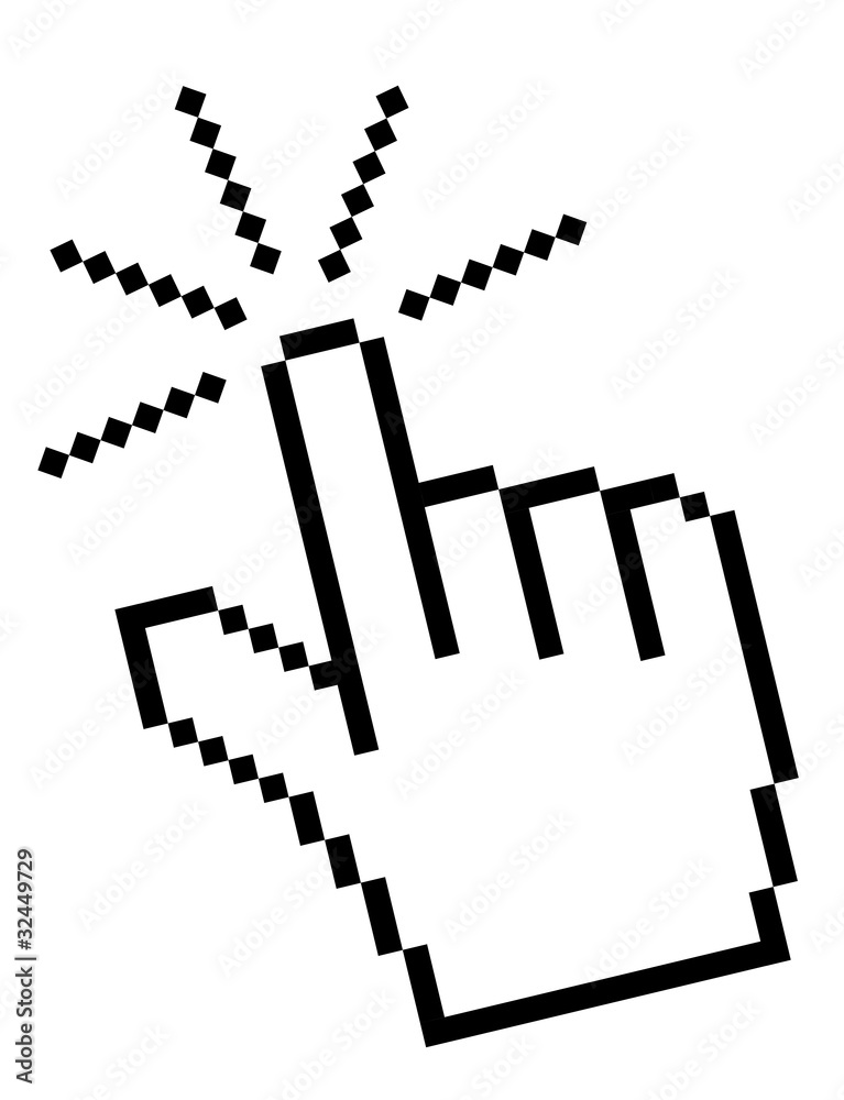 Computer Maus Computermaus Mauszeiger Cursor Hand 12 Stock Vector ...