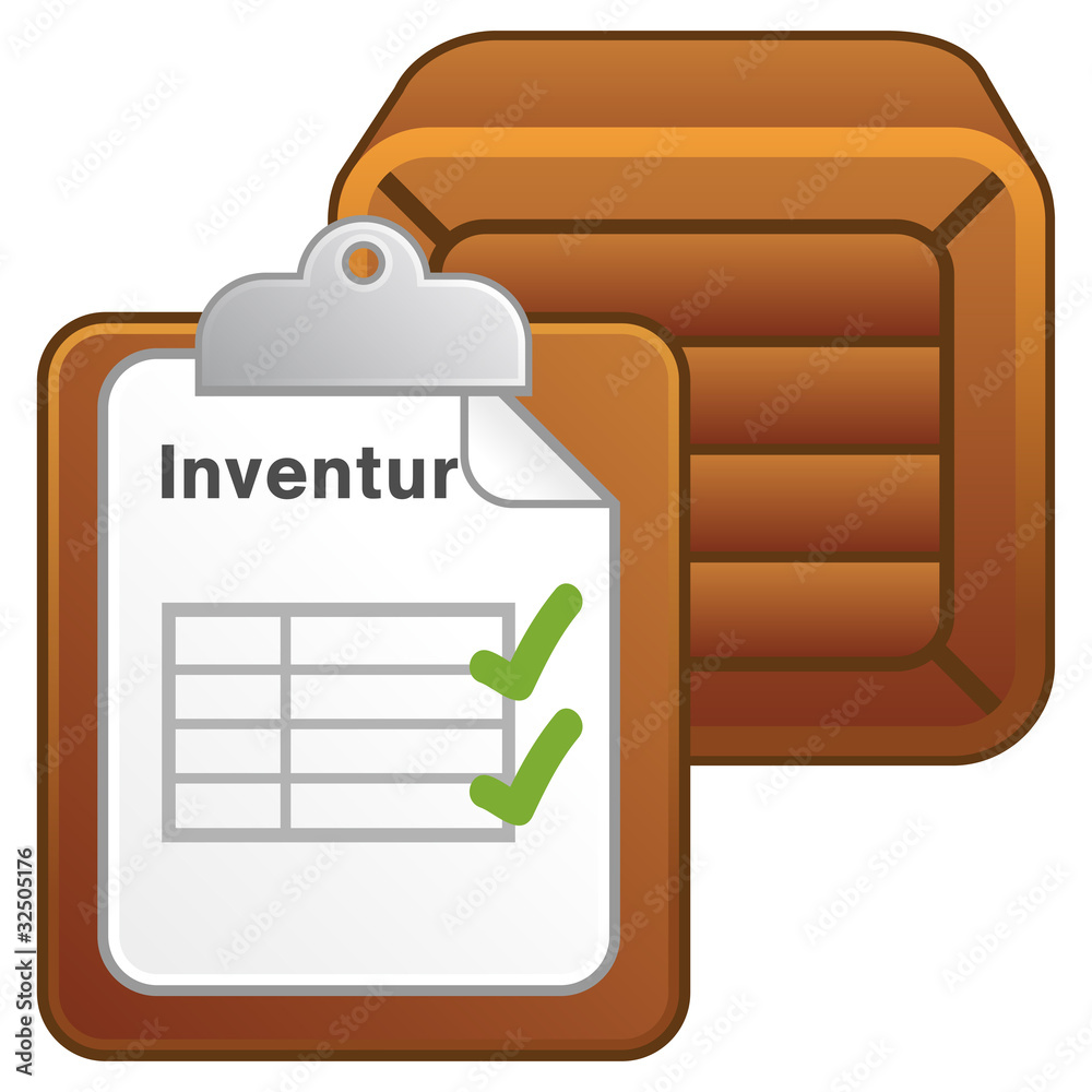 Inventur Stock-Vektorgrafik | Adobe Stock