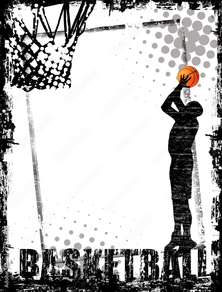 basketball poster Stock Vector | Adobe Stock