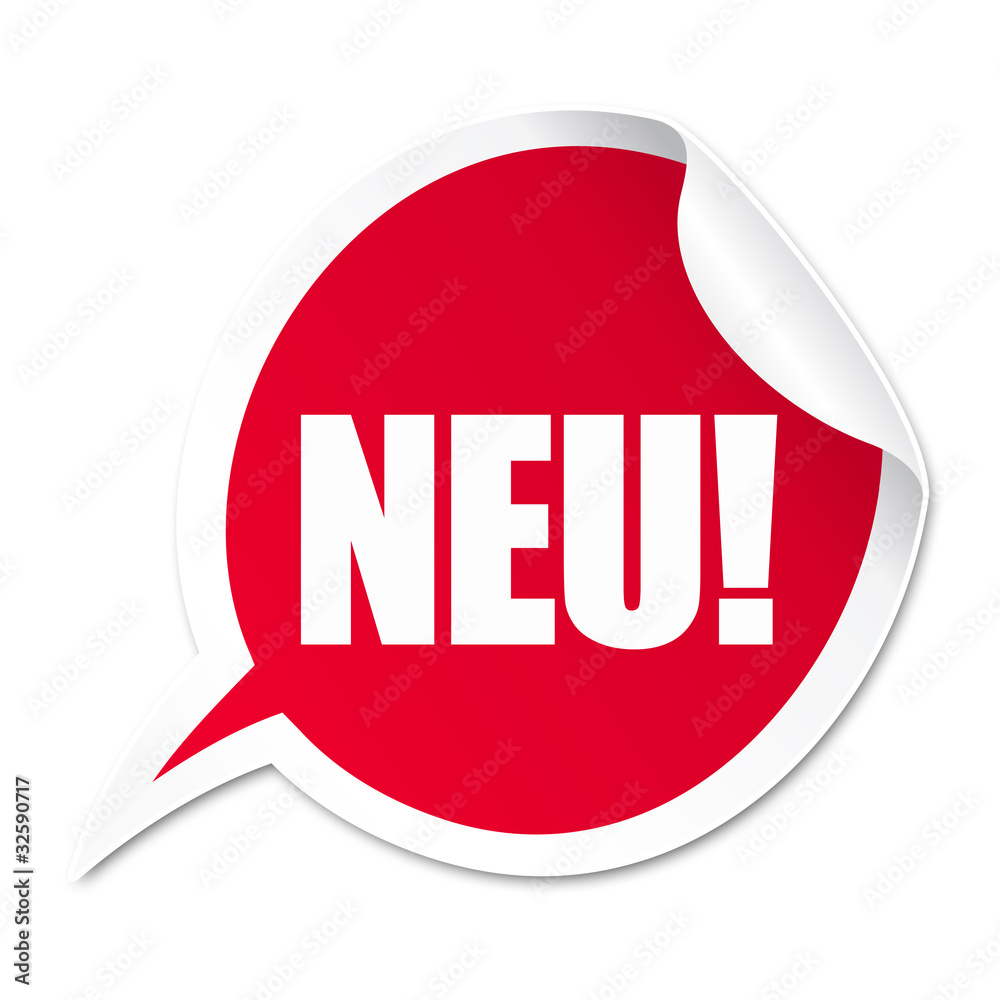 Neu! Button, Icon Stock-Illustration | Adobe Stock