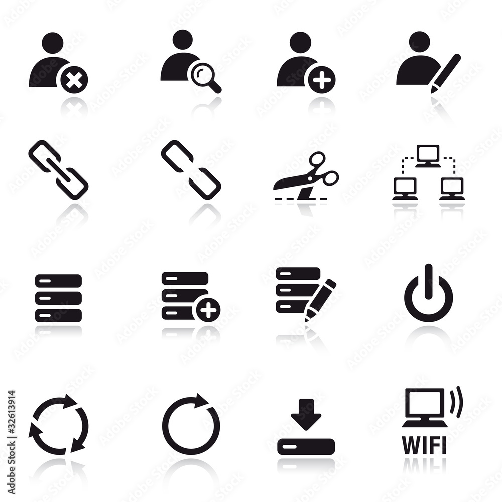 Basic - Classic Web Icons Stock Vector | Adobe Stock