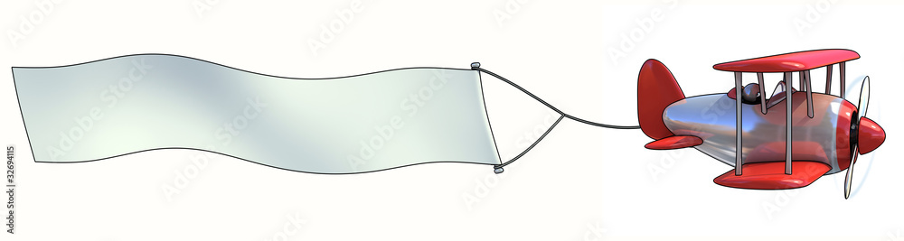 Blank Airplane Banner