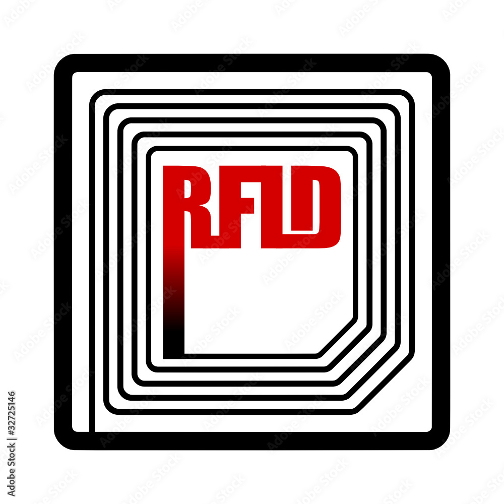 rfid chip v1 II Stock Vector | Adobe Stock