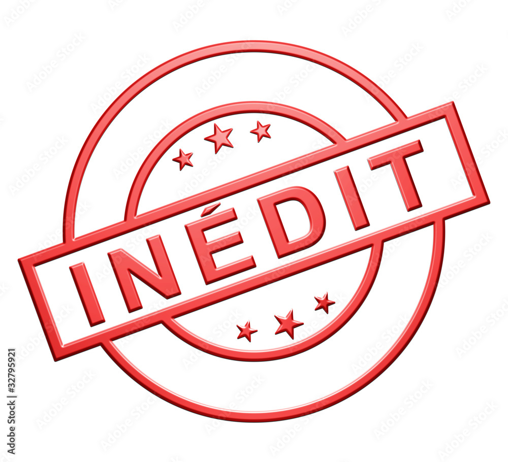 "Inédit" Cachet Illustration Stock | Adobe Stock