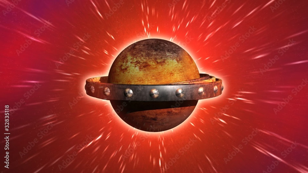 Rotating energy core in hyper warp Stock Video | Adobe Stock