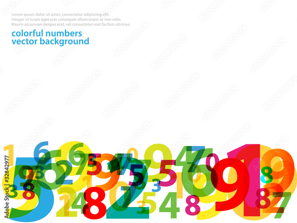 Abstract Numbers Background