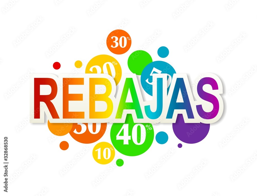 REBAJAS vector de Stock | Adobe Stock