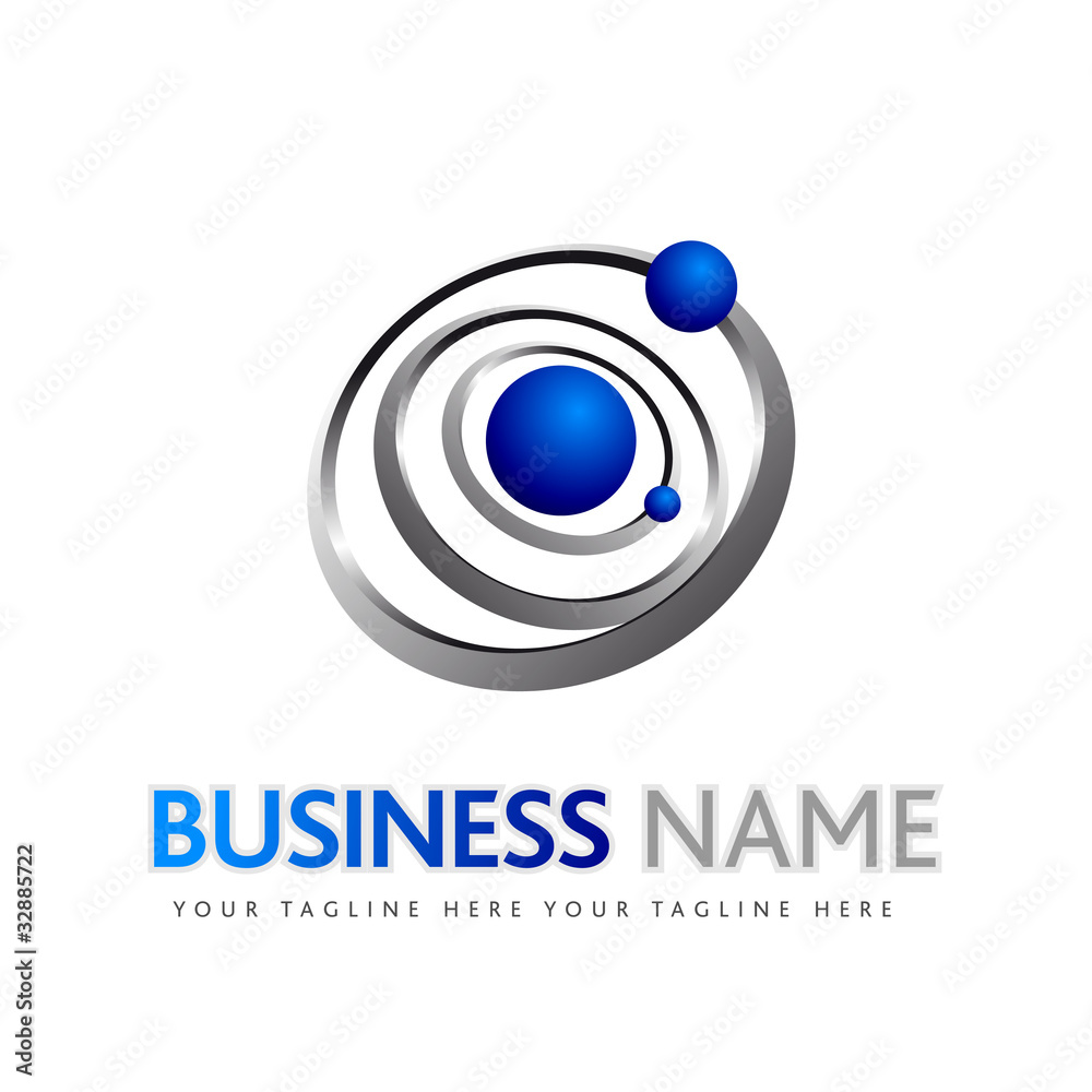 logo atomo Stock Vector | Adobe Stock