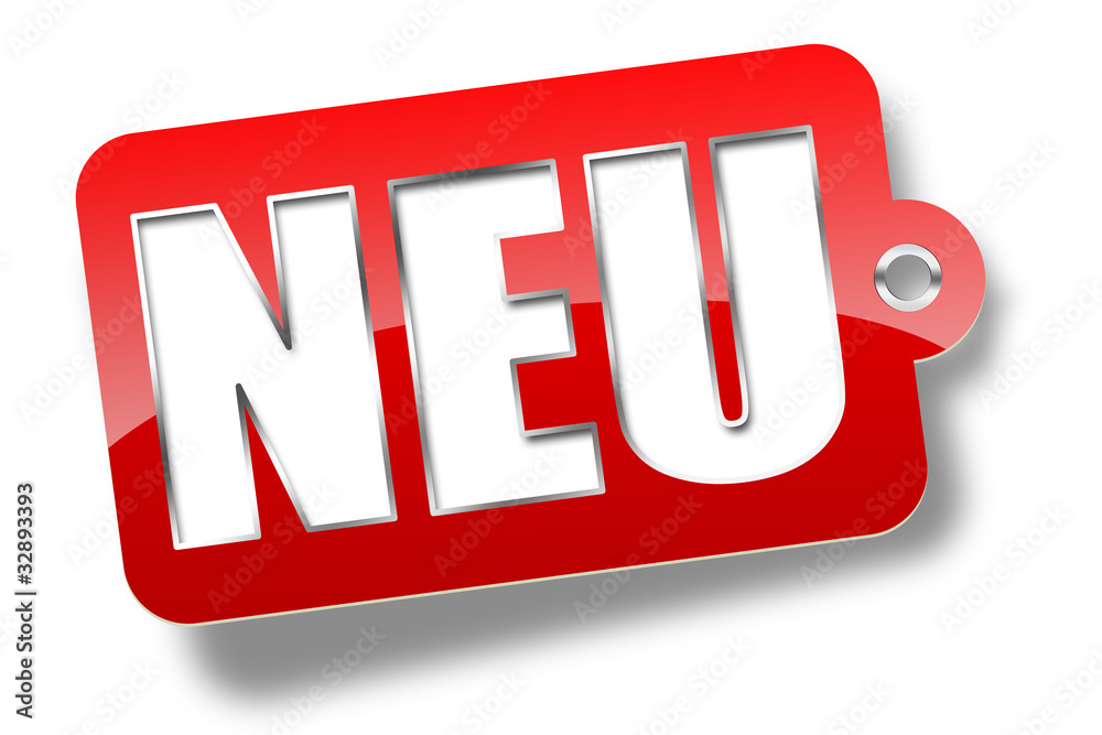 NEU Schild Stock-Illustration | Adobe Stock