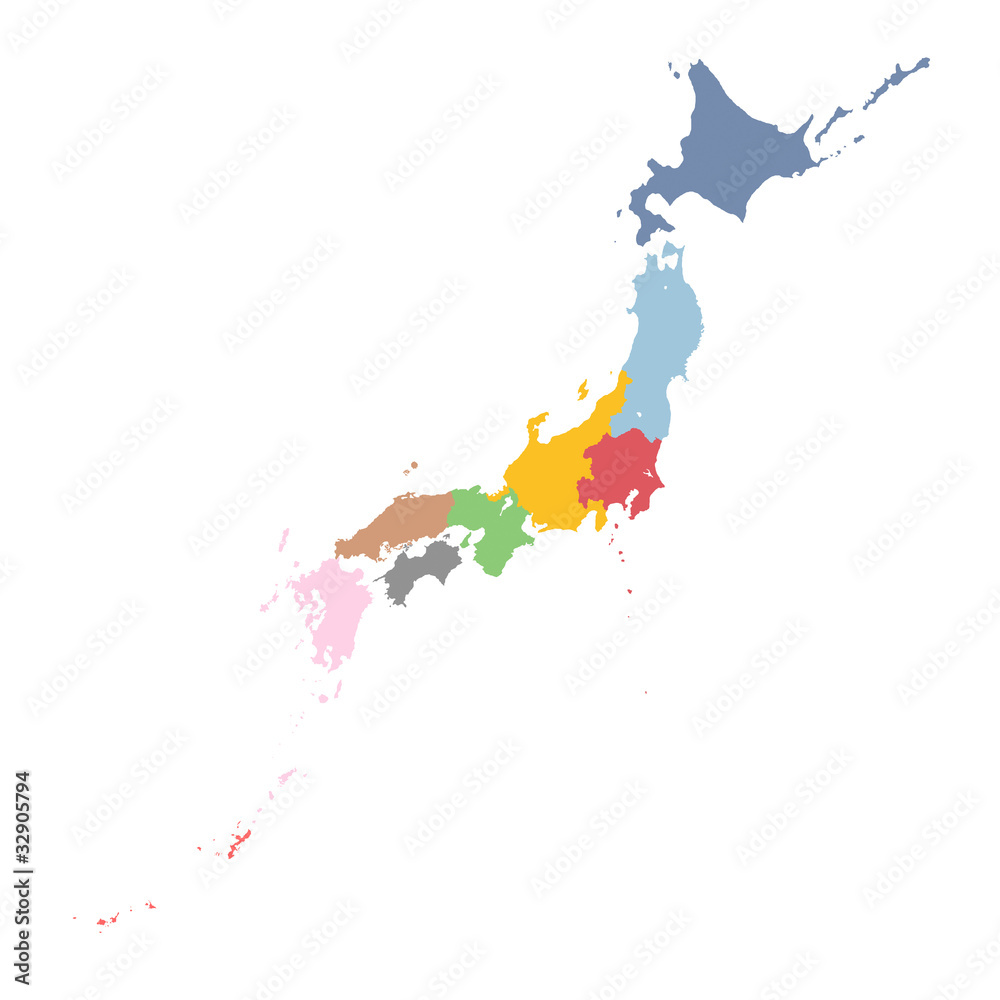 日本地図 Stock イラスト | Adobe Stock