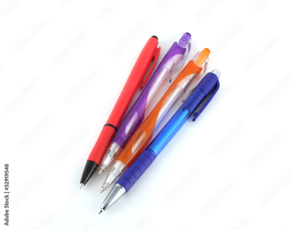 Color pens Stock Photo | Adobe Stock