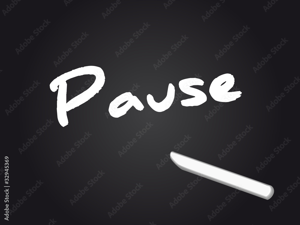 Pause Stock-Illustration | Adobe Stock
