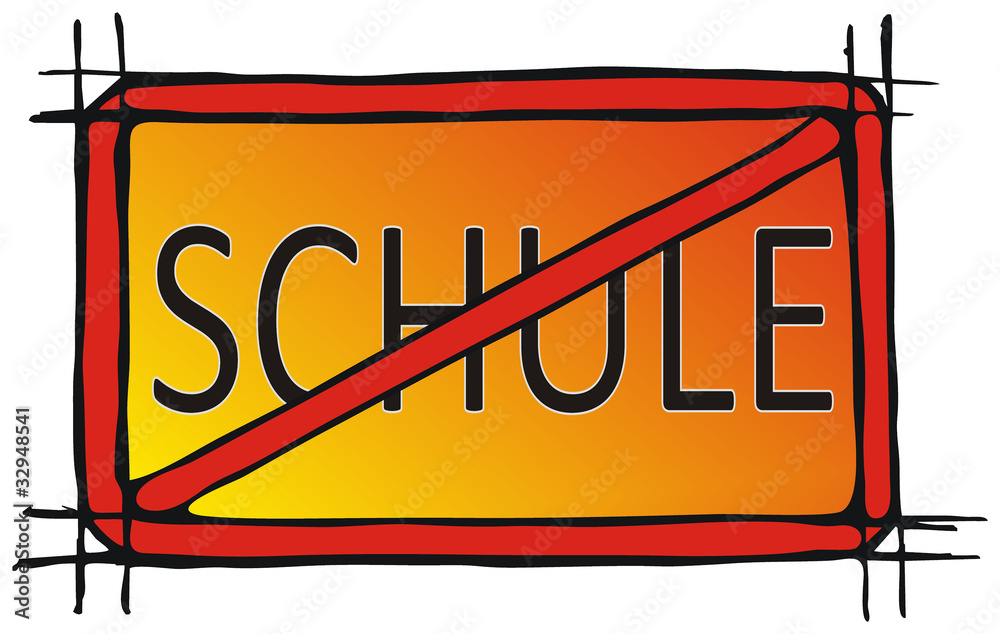 Keine Schule, Ferien, Schulende Stock-Illustration | Adobe Stock