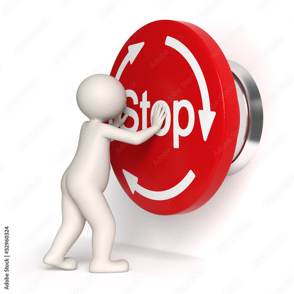 Stop Button Clip Art