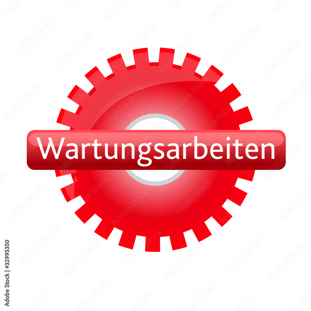 Wartung Symbol Stock-Vektorgrafik | Adobe Stock