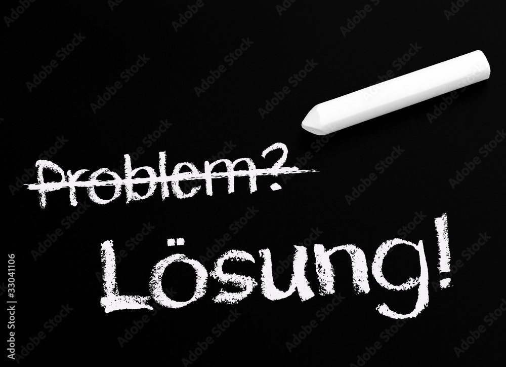 Lösung und Problem die Problemlösung Stock Illustration | Adobe Stock