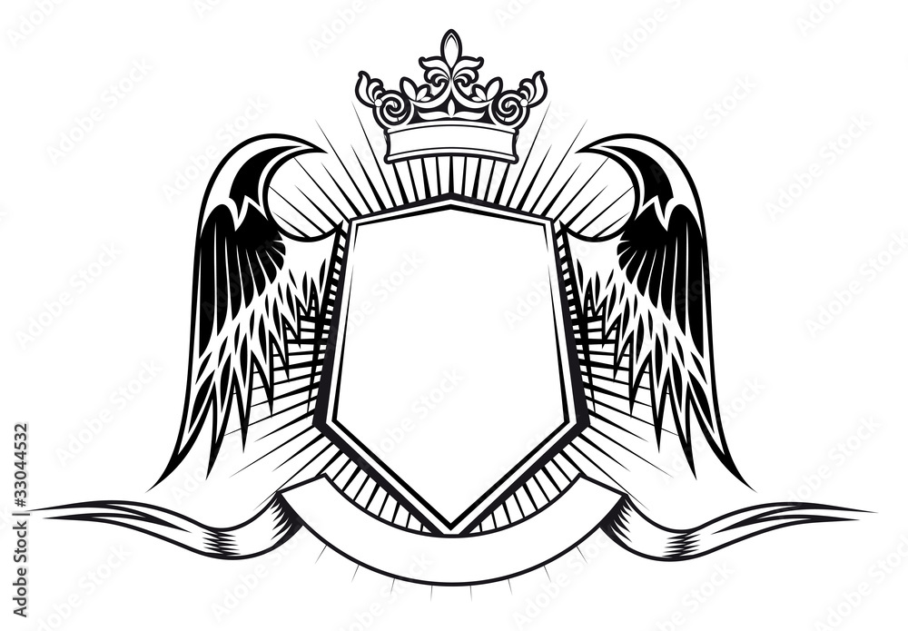 Heraldry design Stock Vector | Adobe Stock