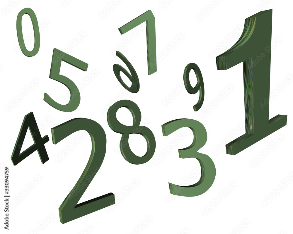 zahl Stock-Illustration | Adobe Stock