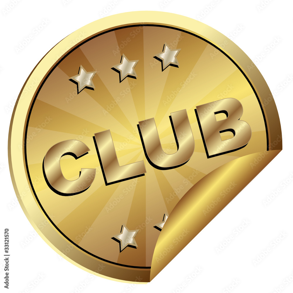 CLUB ICON Stock Vector | Adobe Stock
