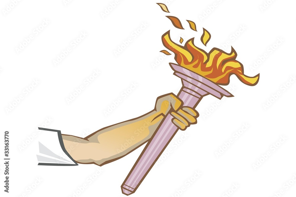 torch Stock Illustration | Adobe Stock