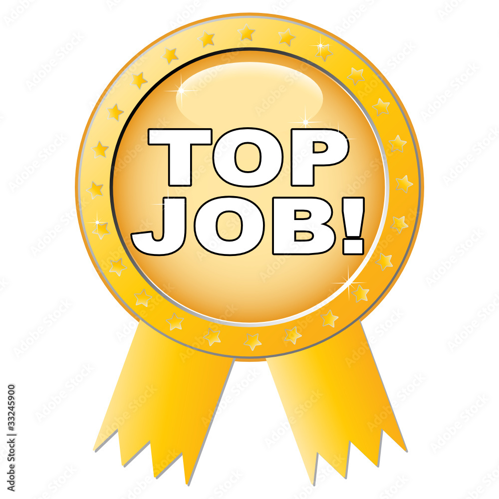 TOP JOB! ICON Stock Vector | Adobe Stock