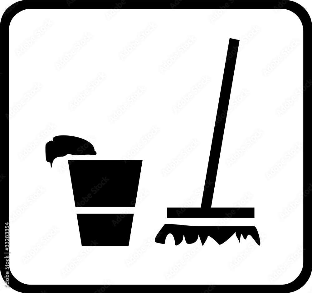 Putzraum weiß Stock-Illustration | Adobe Stock