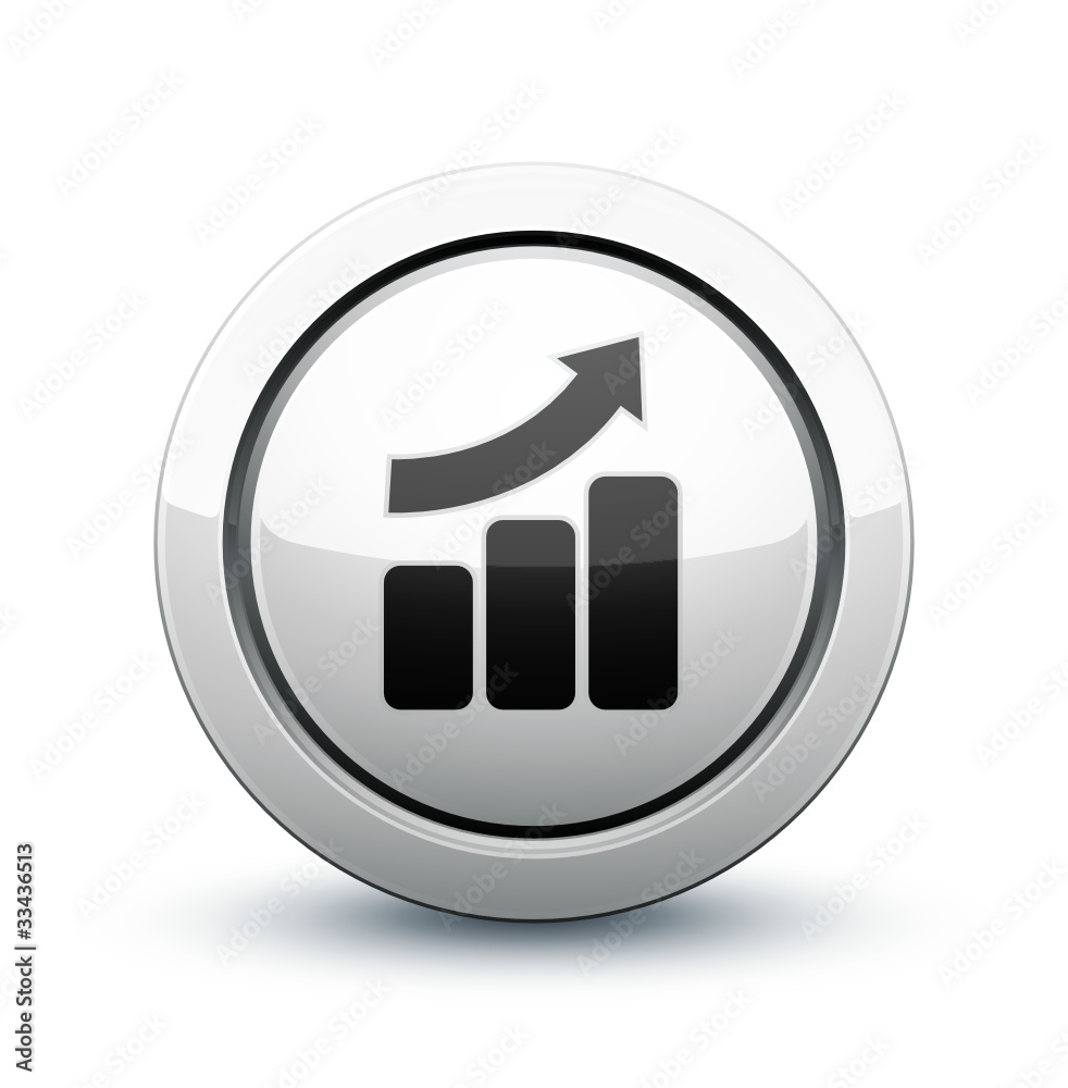 icône graphique diagramme Stock Vector | Adobe Stock