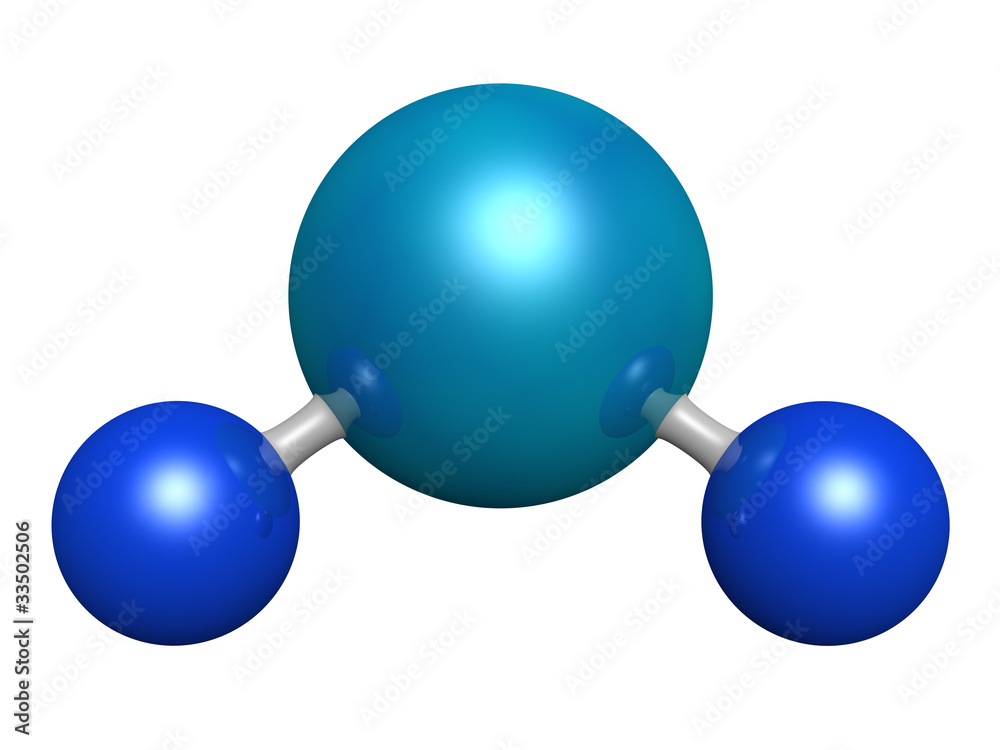 3d model of water molecule Stock Illustration | Adobe Stock