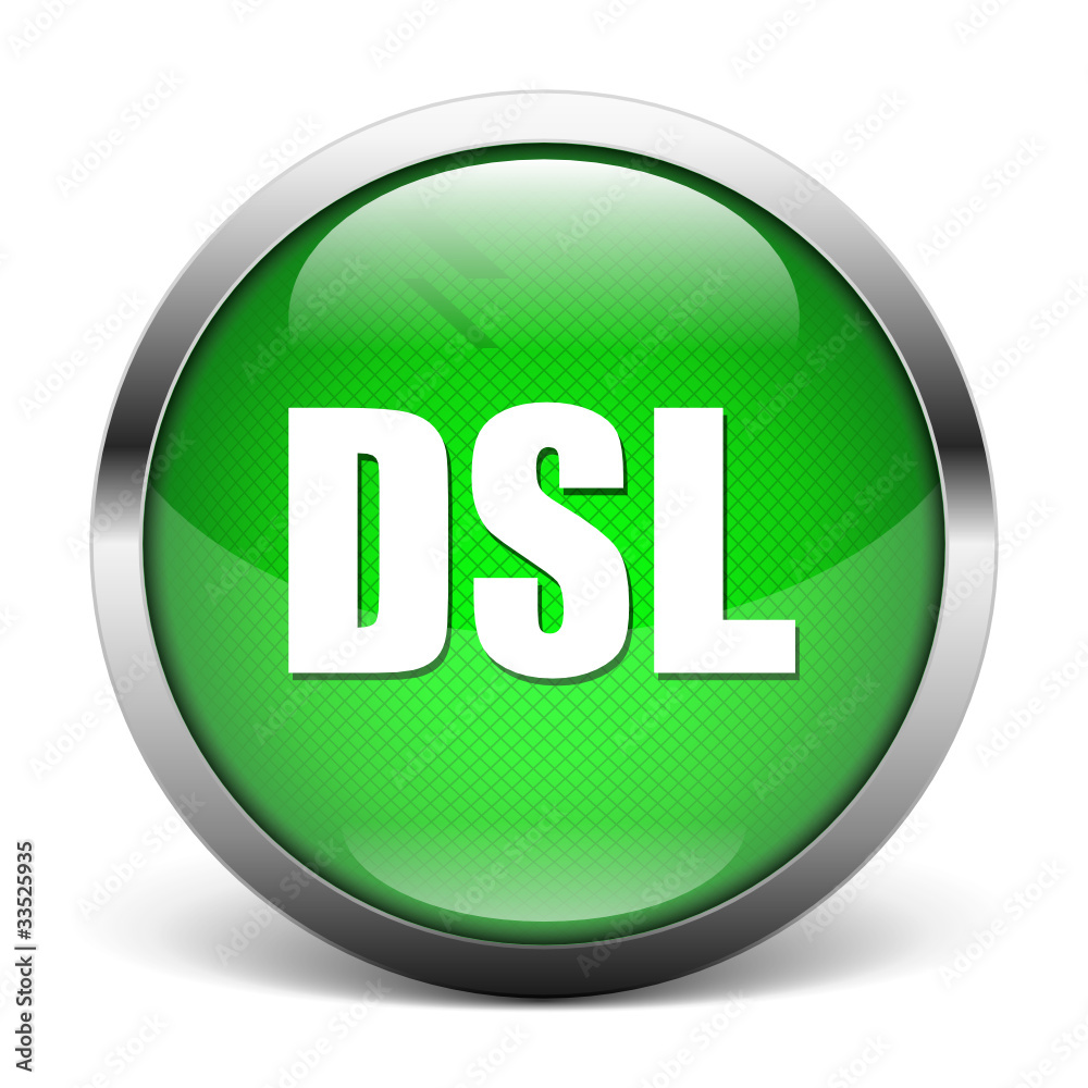 green DSL icon Stock-Vektorgrafik | Adobe Stock