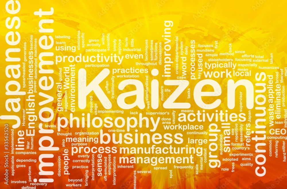 Kaizen word cloud Stock Illustration | Adobe Stock