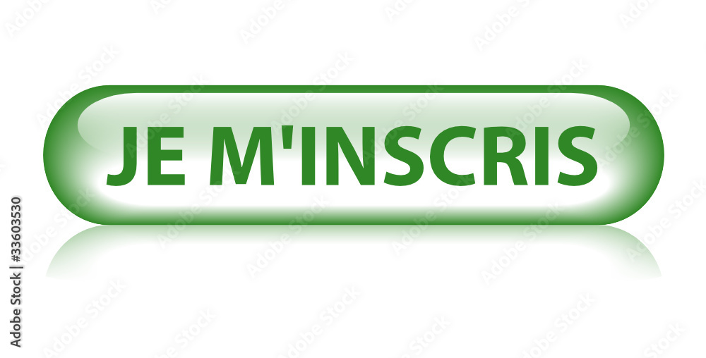 Vecteur Stock Bouton Web JE M’INSCRIS (inscription s’inscrire ...
