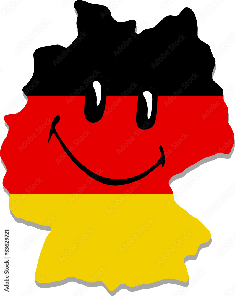 Deutschland Smiley - Stock - GamesAgeddon