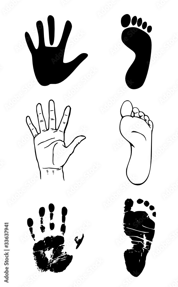 Hand Und Fuabdruck